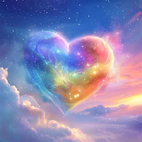 Free Cosmic Heart Art Image Heart Cosmos Colorful Download At