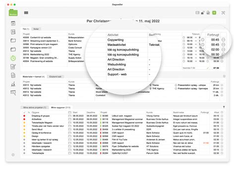 Tidsregistrering Structure