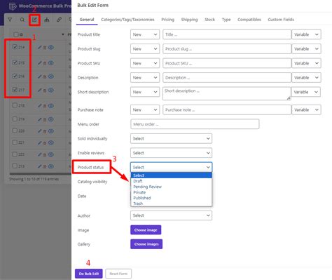 3 Easy Ways To Bulk Edit Woocommerce Product Status Ithemeland
