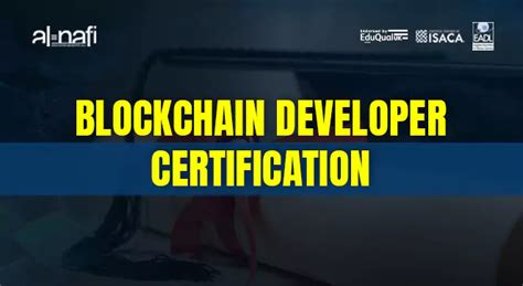 Blockchain Developer Certification Unlocking A Promising Future With