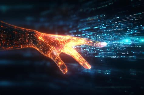 Futuristic Interaction Exploring Digital Touch And Virtual Interface In Advanced Technology