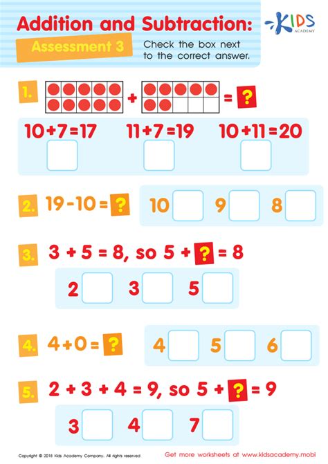 Addition And Subtraction Worksheets 100 Days Of Practice Tests