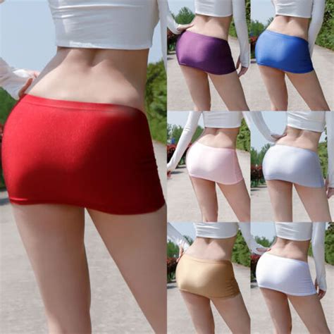 Sexy Women Stretch Micro Mini Short Bodycon Hipster Skirt Party Club