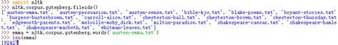 python自然语言处理笔记 五 获取文本语料库 什么函数用于获取语料库中的文件 csdn博客