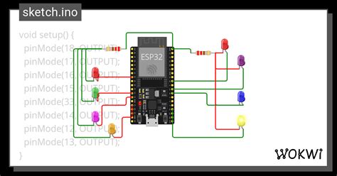 Ejercicio 2 Wokwi Esp32 Stm32 Arduino Simulator