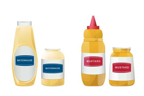 Condiments Label Vector Art Icons And Graphics For Free Download