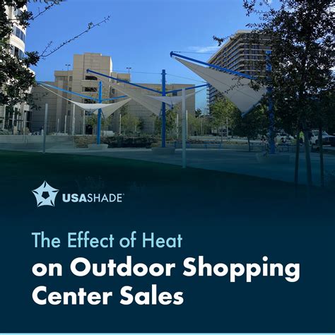 The Effect Of Heat On Outdoor Shopping Center Sales Usa Shade