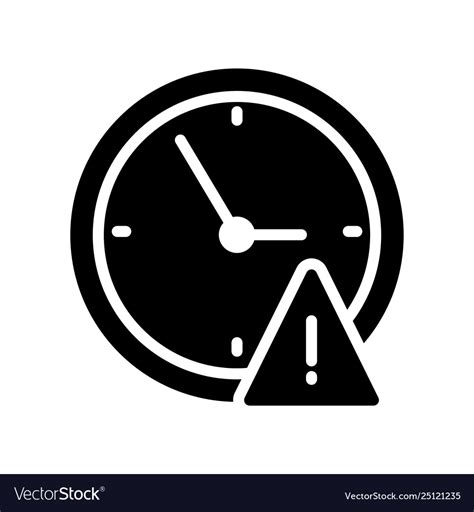 Clock Error Royalty Free Vector Image Vectorstock