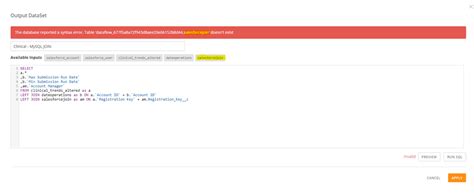 Error Table In Dataflow Doesnt Exist But It Does Domo Community Forum
