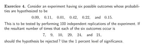 Solved Exercice 4 Consider An Experiment Having Six Chegg Com