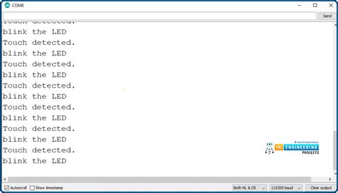 Esp32 Capacitive Touch Sensor The Engineering Projects