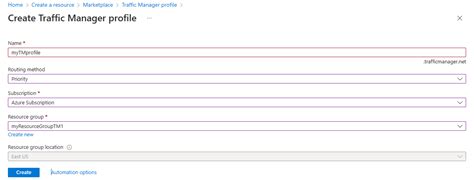 Quickstart Create A Profile For Ha Of Applications Azure Portal