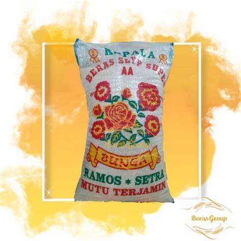 Jual Beras Bunga Slyp Super 10kg Beras Ramos Cap Bunga 10 Liter Shopee Indonesia