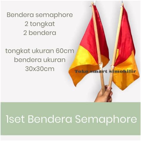 Bendera Semaphore Semapur Bendera Pramuka Lazada Indonesia