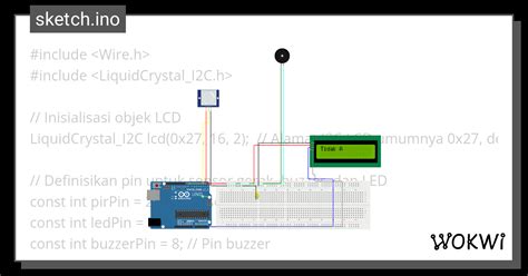 Asyril Sensor Gerak Wokwi Esp32 Stm32 Arduino Simulator