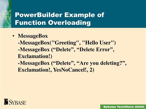 Ppt Ia353 Using Custom Class Objects In Powerbuilder Powerpoint