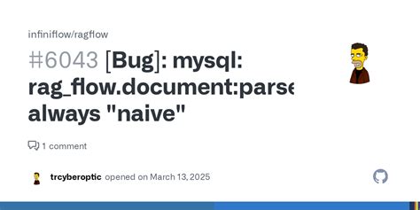 [bug] mysql rag flow document parser id always naive · issue 6043