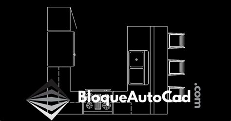 Bloques De Cocina Integral En Autocad Descarga Gratuita En 2d Dwg Para