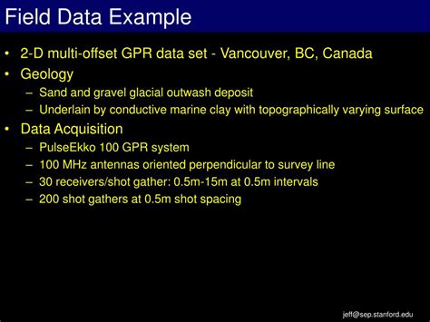 PPT Shot Profile Migration Of GPR Data PowerPoint Presentation Free Download ID 3120388