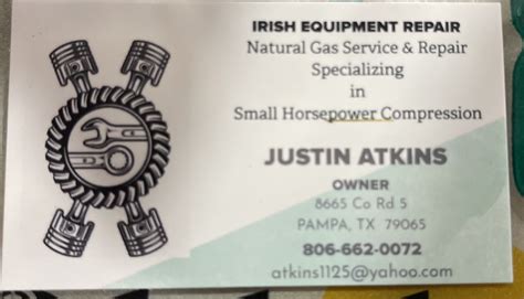 Ier Natural Gas Compressor And Irrigation Engine Repair Service Pampa Tx