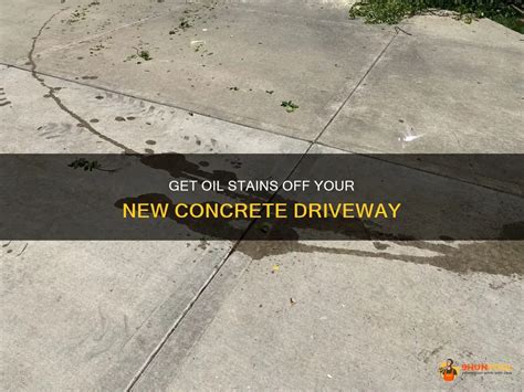 Get Oil Stains Off Your New Concrete Driveway Shuntool