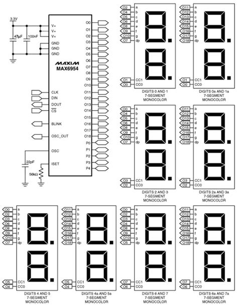 LED Display Driver Segment LED Display Driver Datasheets Com