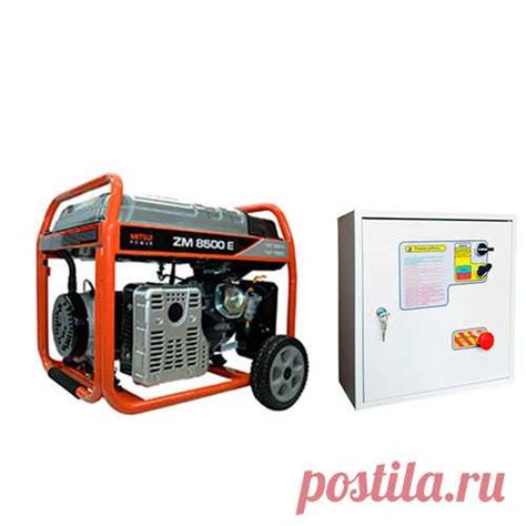 Бензиновый генератор Mitsui Power ZM 8500 E с АВР производится ...