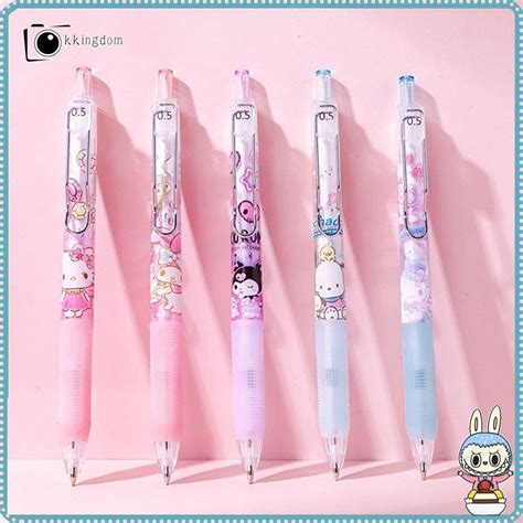 Kkingdom ดินสออัตโนมัติ 0 5 มม พร้อมยางลบ 2b ชุดเติมดินสอกด อเนกประสงค์ Kuromi Melody