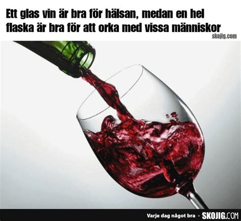 Ett glas vin är bra för hälsan Skämt och de bästa roliga bilderna