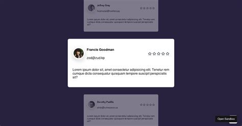 Testimonial Vertical Slider Codesandbox