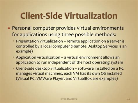 Ppt Chapter 10 Mobile Devices And Client Side Virtualization Week14 Powerpoint Presentation