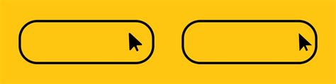 Click Cursor Button Computer Mouse Pointer Vector Image