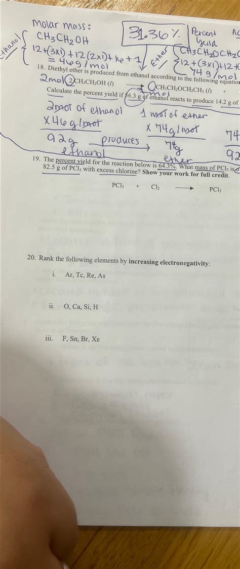 molar mass n31 36 nx n0 ndiethyl ether is