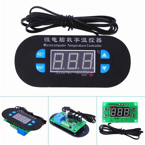 WS DC V A LED Digital Temperature Controller Temp Sensor Thermostat Control Relay Alarm