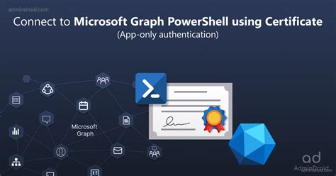 connect to microsoft graph powershell using certificate admindroid blog