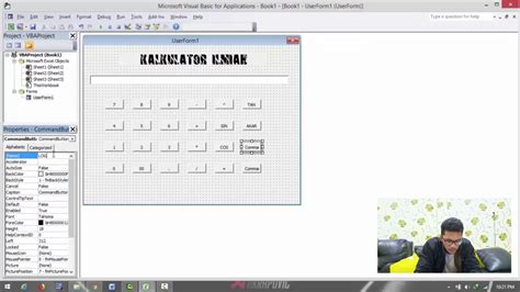 How To Create A Scientific Calculator With Excel Vba Programming Youtube
