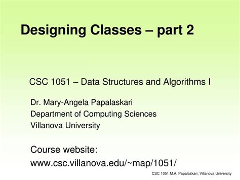 Ppt Csc 1051 Data Structures And Algorithms I Powerpoint