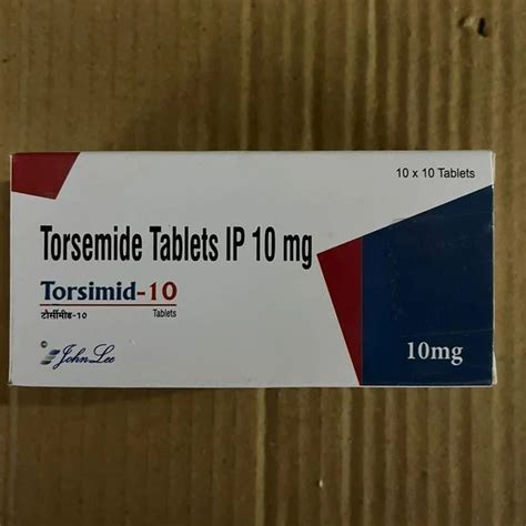 10 Mg Torsemide Tablets Ip At Rs 125box Ludhiana Id 2848959596430
