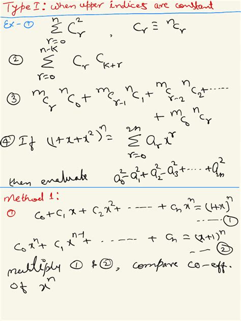 Product Of Binomial Coefficient Pdf