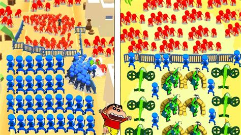 SHINCHAN BECOME POLICEMAN DEFEND His CITY In CITY DEFENCE NOOB Vs PRO Vs HACKER DEAM SQUAD