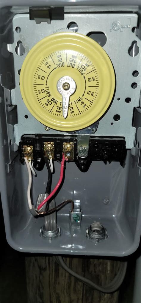 Installing Intermatic Timer For Septic Pump R Electricians