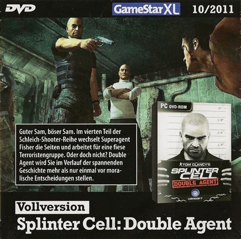 Tom Clancys Splinter Cell Double Agent 2006 Box Cover Art Mobygames