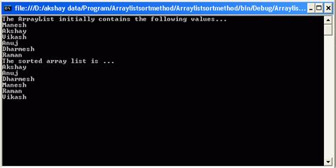 BinarySearch Sort And Reverse Method Of ArrayList In C