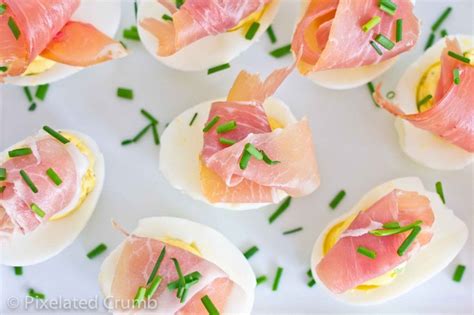 Deviled Eggs With Prosciutto