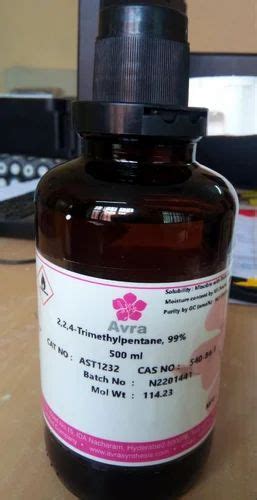 2 2 4 Trimethylpentane 99 Grade Standard Chemical Grade At Best