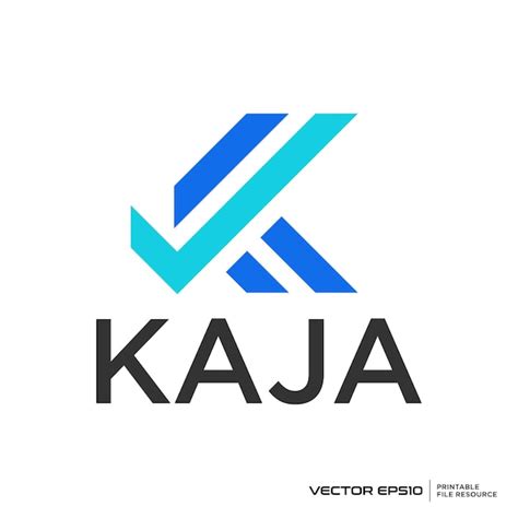 Premium Vector K Check Logo Vector Illustration