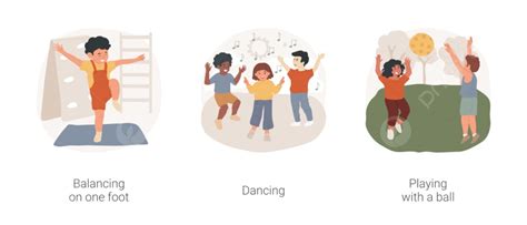 어린이 신체 발달 고립 된 만화 벡터 일러스트 레이 션 세트 만화 교실 적합 Png 일러스트 및 벡터 에 대한 무료 다운로드 Pngtree