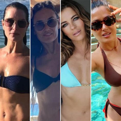 Celebrities Over 50 Flaunting Their Bikini Bodies And Proving Age Is