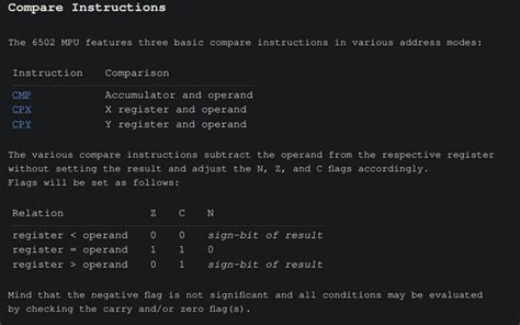 6502 Assembly What Do They Mean By The Last Line Rbeneater