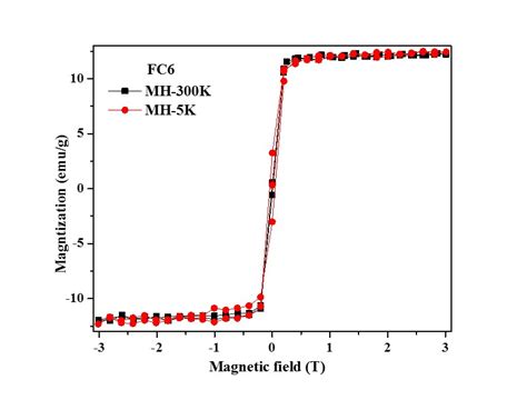 i got same ms value of gamma fe2o3 nano composite 300 k and 5 k what